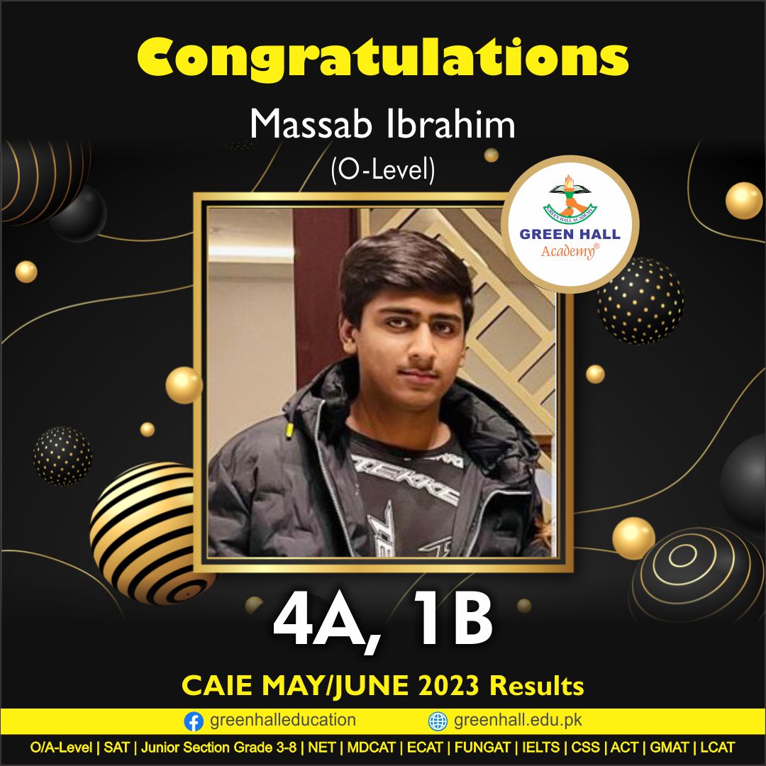 CAIE May/June 2023 Record Breaking Result O-Level - Greenhall Academy