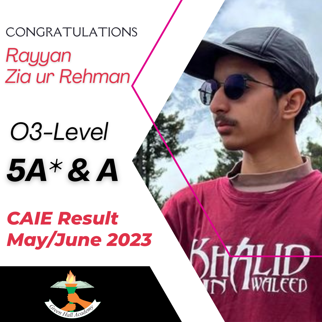 CAIE May/June 2023 Record Breaking Result O2-Level - Greenhall Academy
