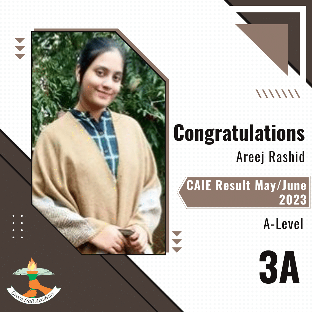 CAIE May/June 2023 Record Breaking Result A-Level - Greenhall Academy