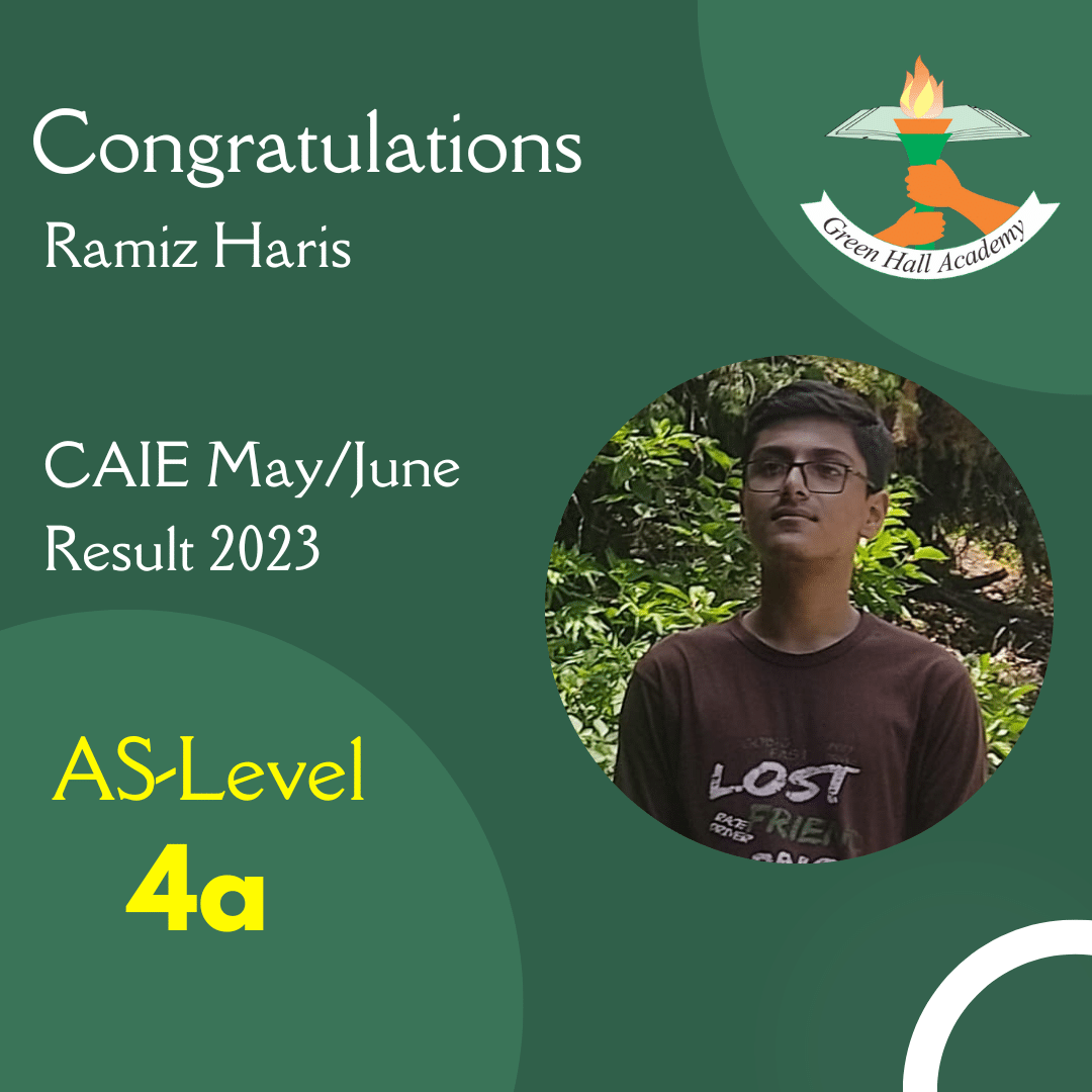 CAIE May/June 2023 Record Breaking Result AS-Level - Greenhall Academy