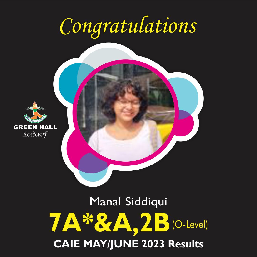 CAIE May/June 2023 Result O-Level - Greenhall Academy