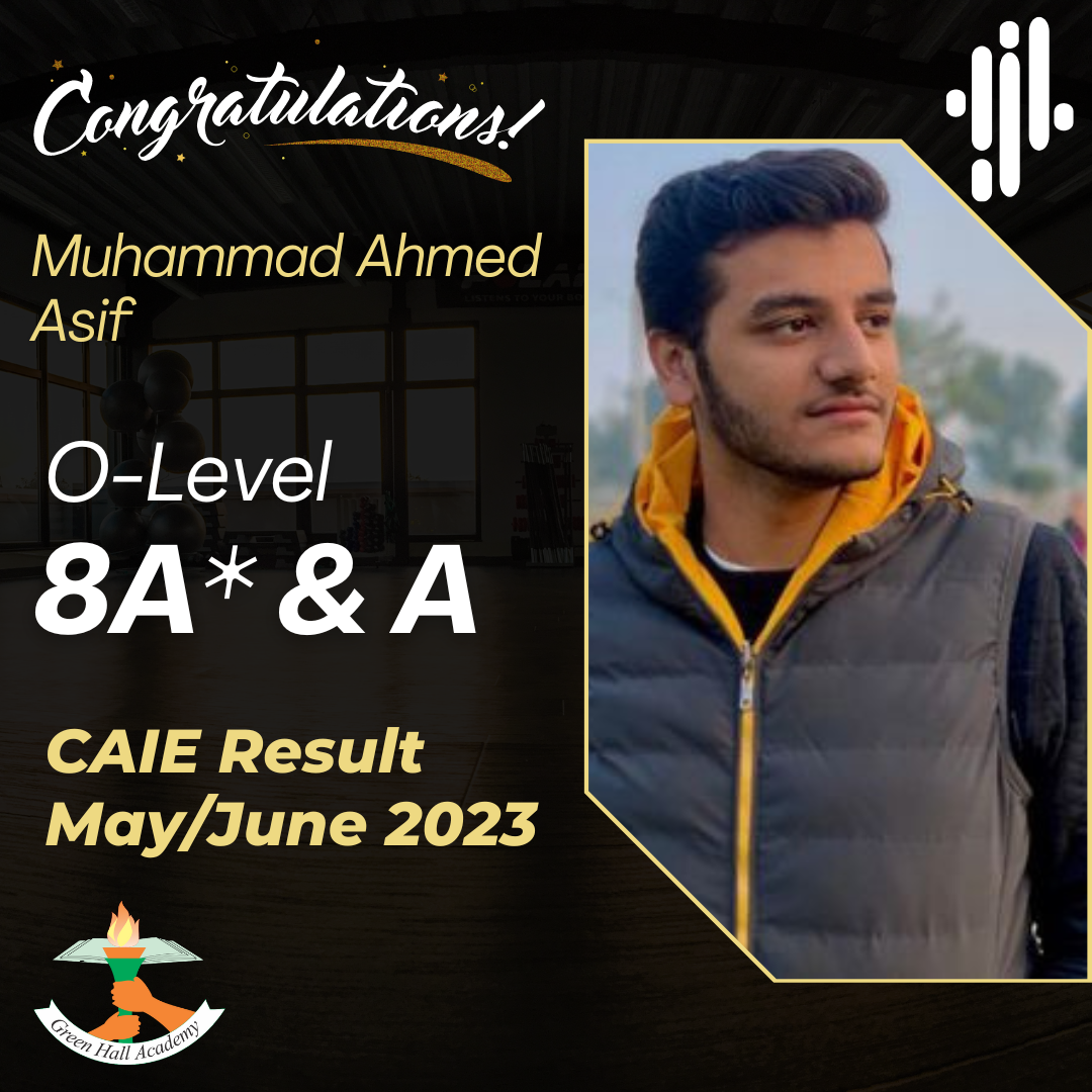 CAIE May/June 2023 Result O-Level - Greenhall Academy