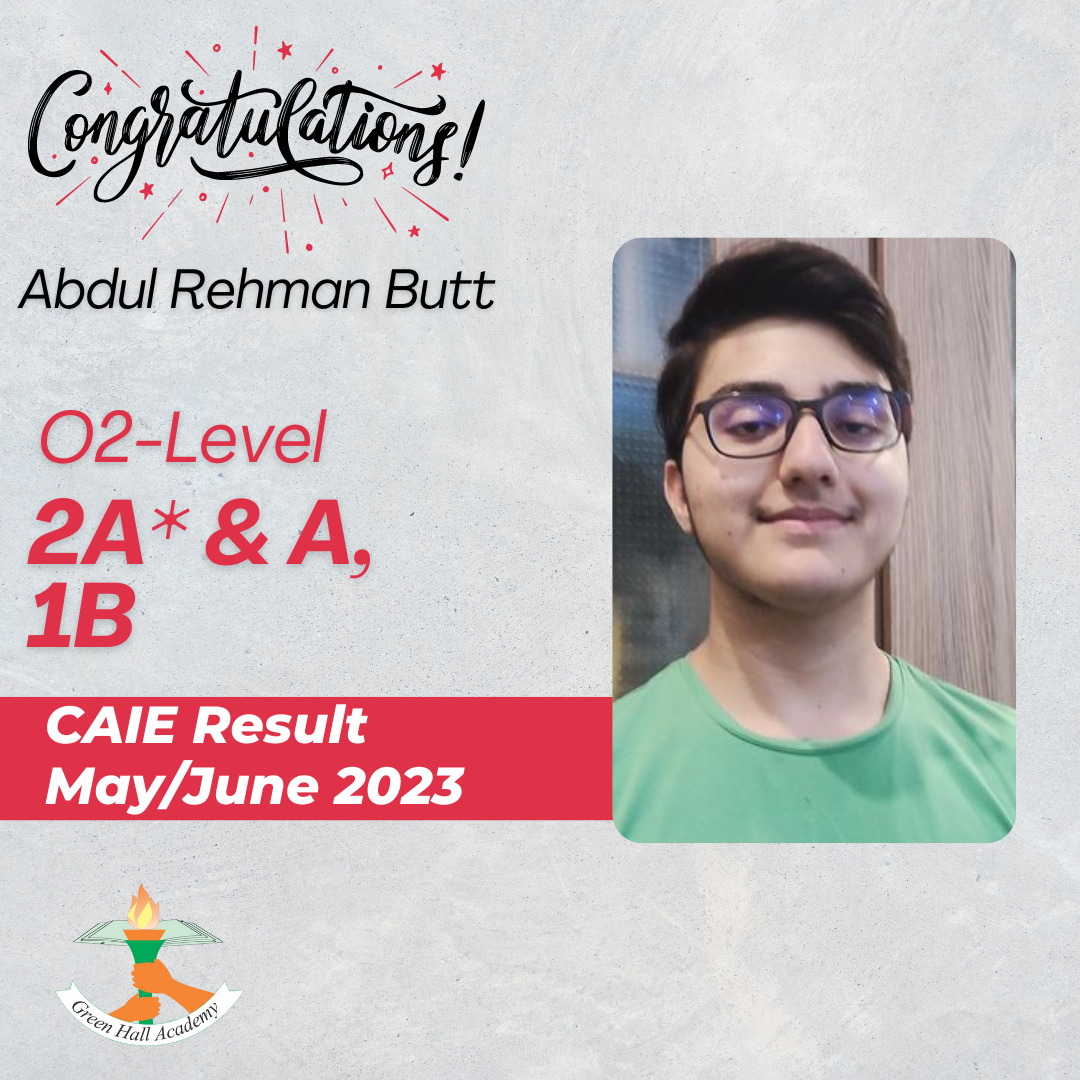 CIAE May/June 2023 Result 2023 - Greenhall Academy