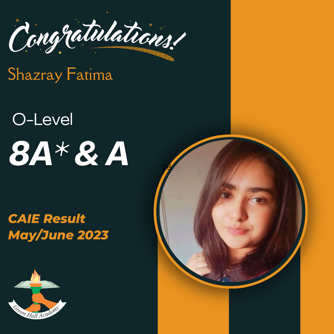 CAIE May/June 2023 Record Breaking Result O-Level - Greenhall Academy