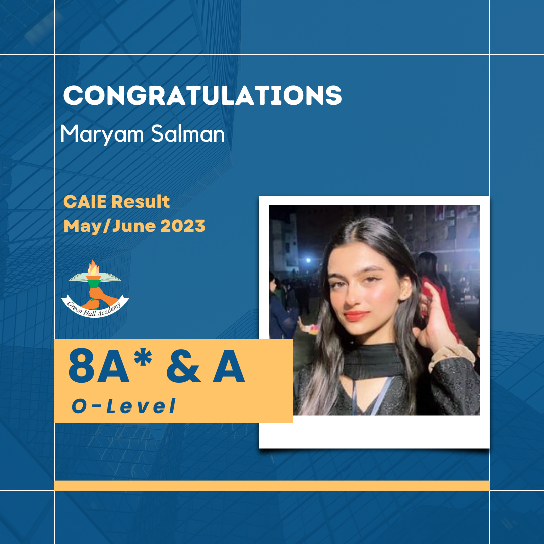 CAIE May/June 2023 Record Breaking Result O-Level - Greenhall Academy