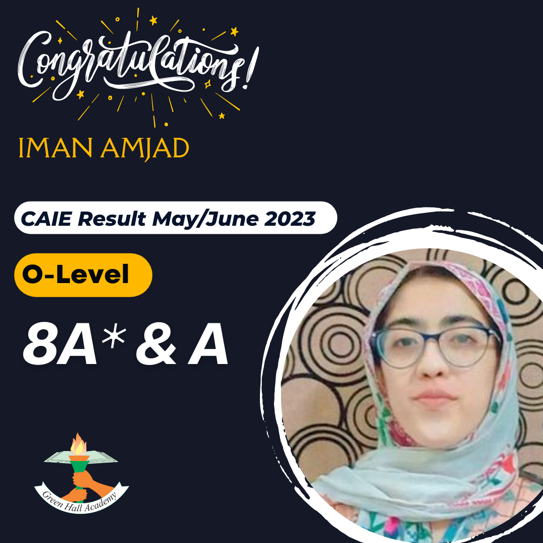 CAIE May/June 2023 Record Breaking Result O-Level - Greenhall Academy