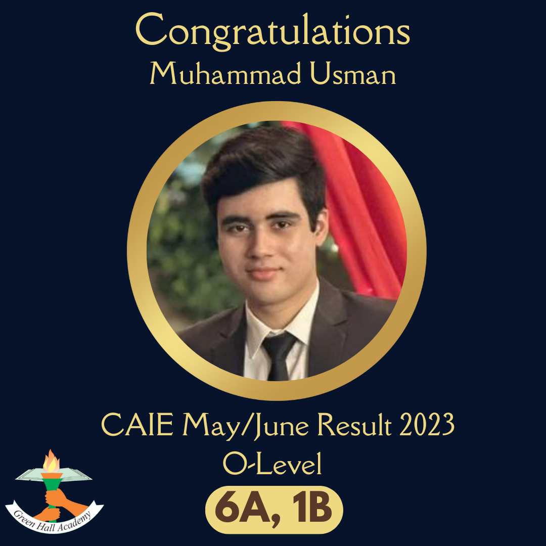 CAIE May/June 2023 Result O-Level - Greenhall Academy