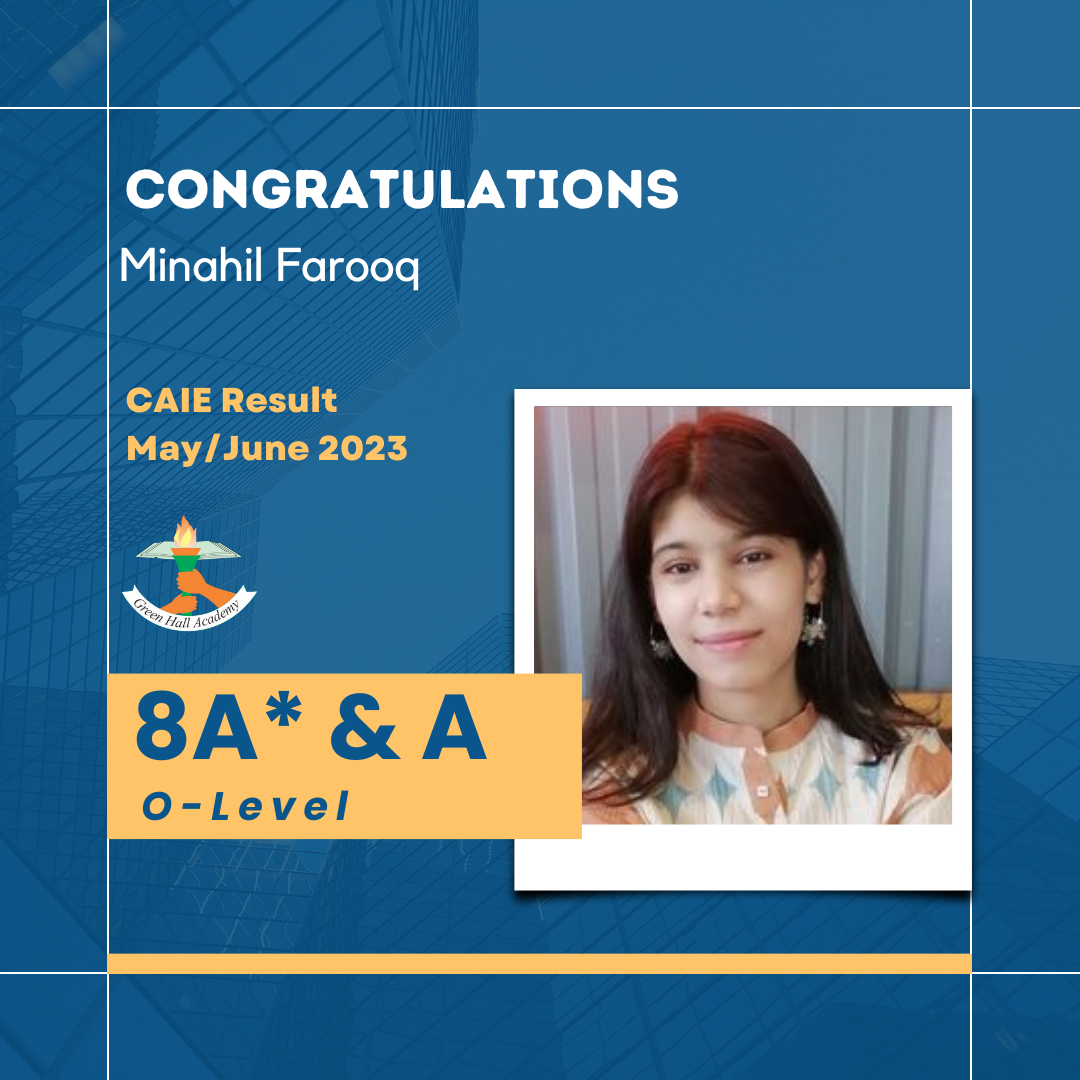 CAIE May/June 2023 Record Breaking Result O-Level - Greenhall Academy