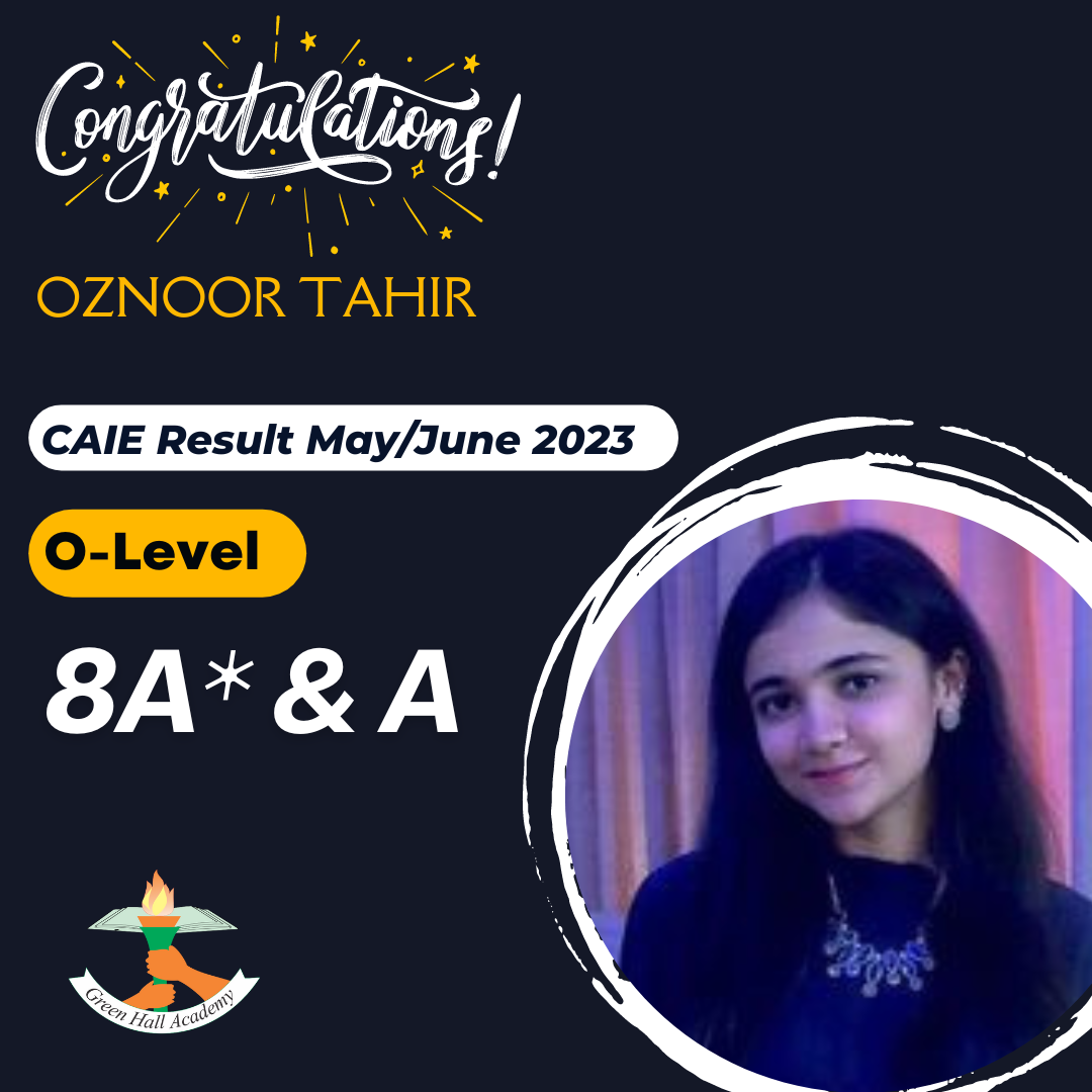 CAIE May/June 2023 Record Breaking Result O-Level - Greenhall Academy